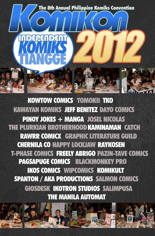 GeekMatic!: Komikon 2012: Floor Layout & Indie Komiks Tiangge!
