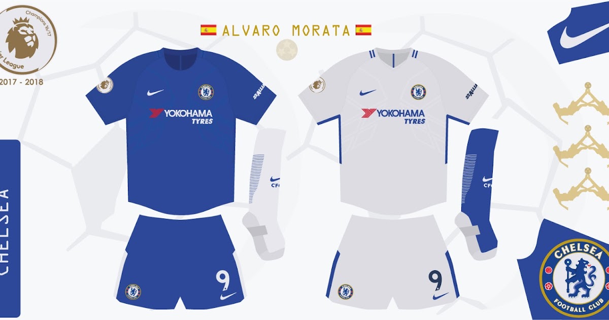 Design Futbol Kits: Chelsea 2017 - 2018 (Premier League)