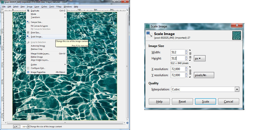 PrimWizard: Animated Sparkling Water Texture - Tutorial for Gimp