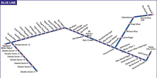 Delhi Metro Blue Line