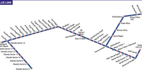 Delhi Metro Blue Line