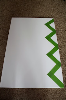 How Sweet It Is: Yellow Chevron picture-board tutorial