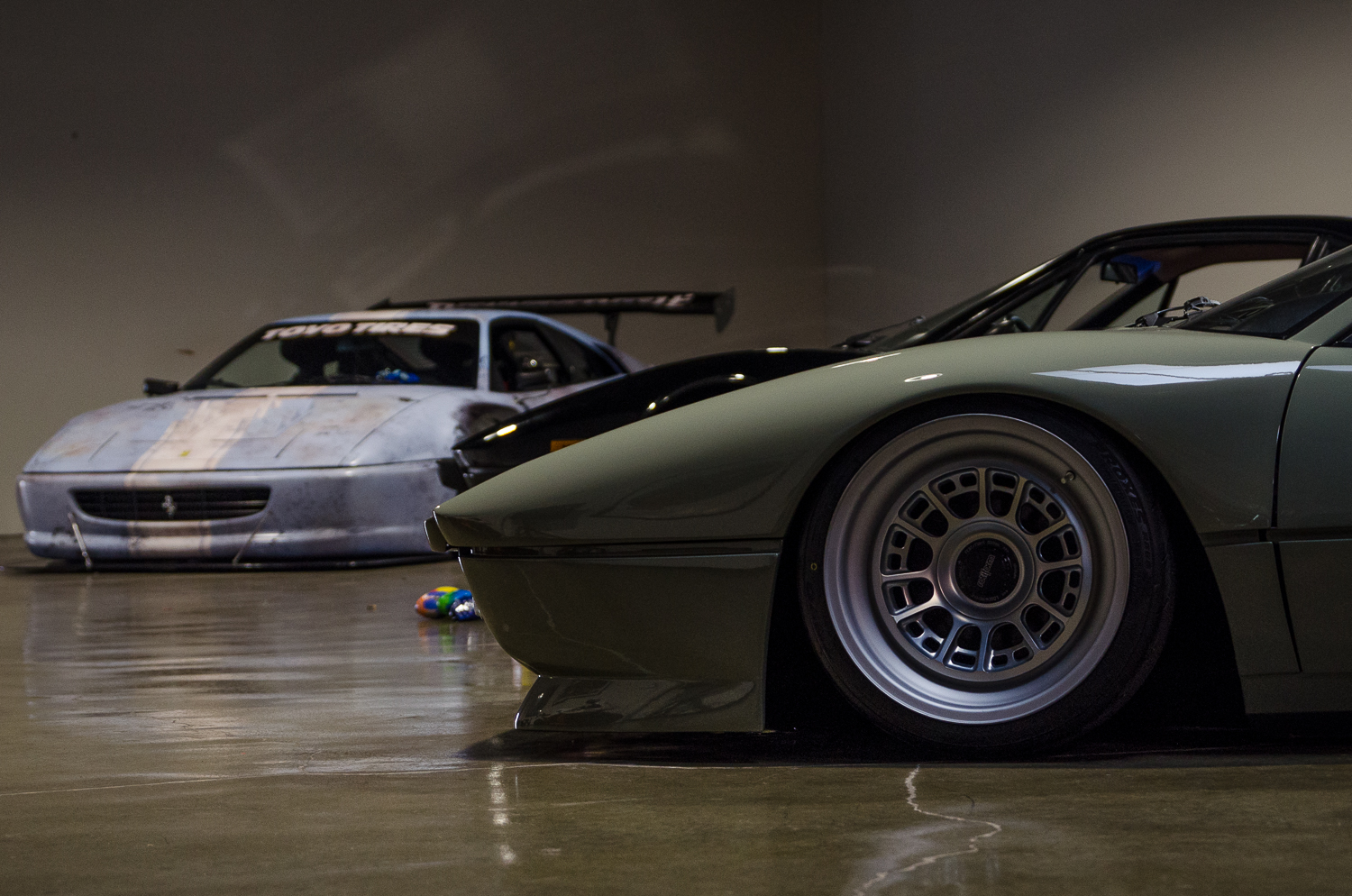 AsEyeSeeThings: Button Built Ferrari's at The Motoring Club