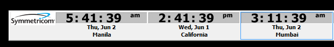 the billymacdeus' blog: Symmtime: A wonderful timezone, clock tool for ...