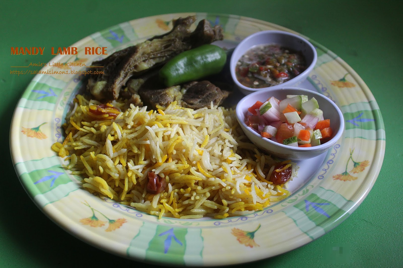 Nasi Arab : Mandy Lamb Rice - Amie's Little Kitchen