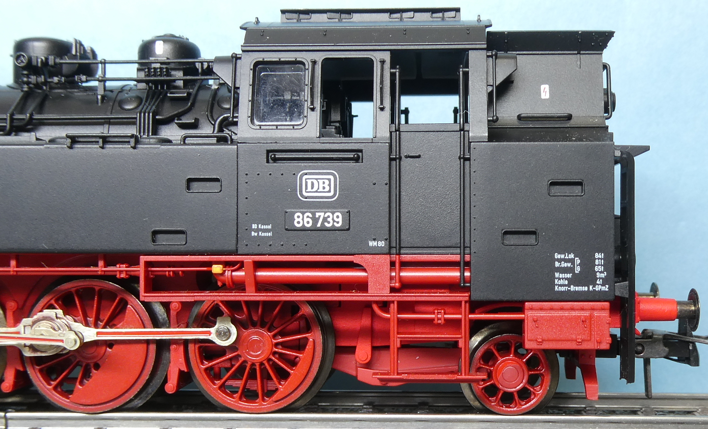 ドイツ連邦鉄道 DB 貨物用タンク式蒸気機関車 BR 86 739号機 (Fleischmann 4086)