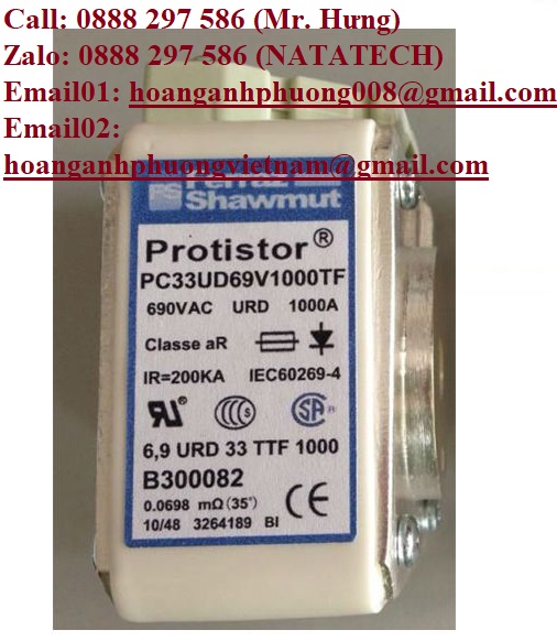 Cầu Chì Ferraz Shawmut W300399 - PC30UD69V500TF