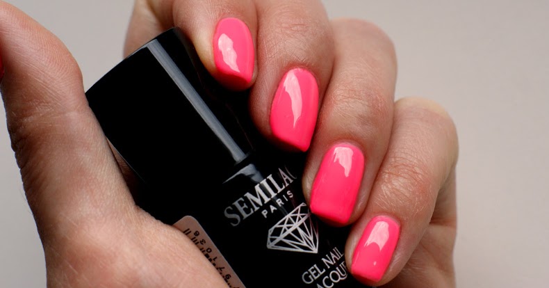 LAKIER HYBRYDOWY SEMILAC - 033 PINK DOLL | Blog kosmetyczny. Blog ...