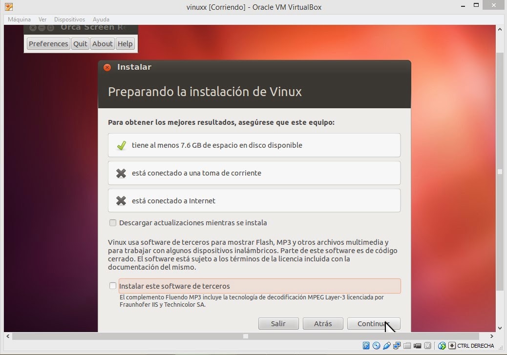 INSTALAR VINUX ~ vinux