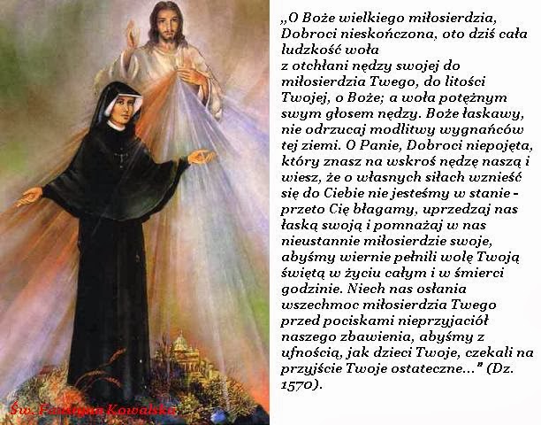 Modlitwa na każdy dzień: Św. Faustyna Kowalska