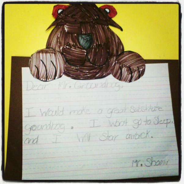 Teachery Tidbits: Substitute Groundhog