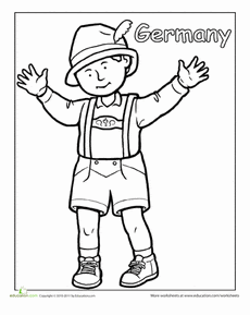 German Coloring Pages ~ Coloring Print