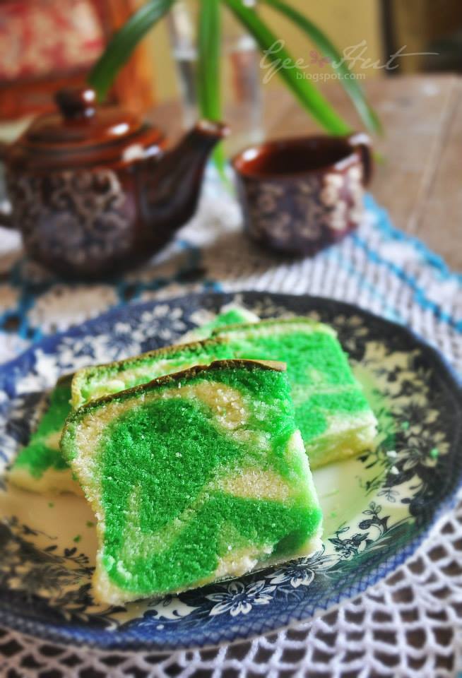 GeeHut: Kek span pandan