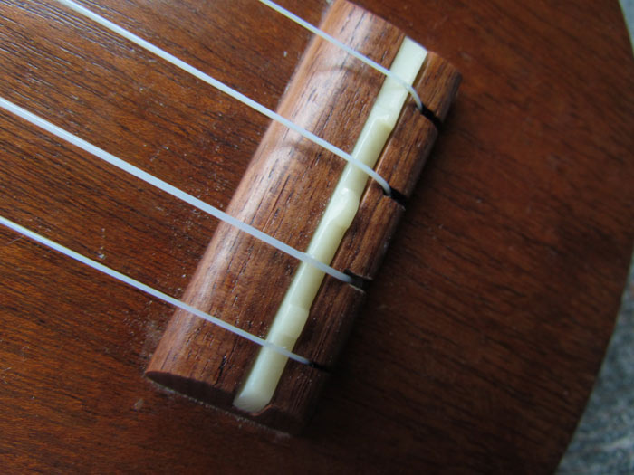 Compensated Saddle for the Gretsch Ukulele Finished Crawls Backward ...