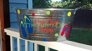 The Funky Dot: Another Flip Flop Drop bucket
