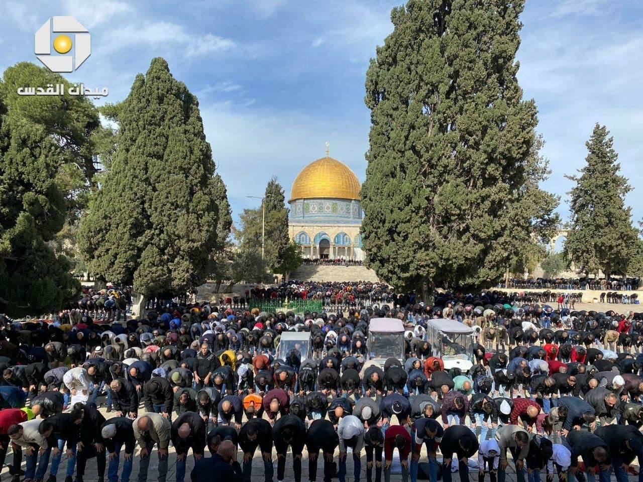 Tens of thousands gather in Gaza and on the Temple Mount, all hating ...