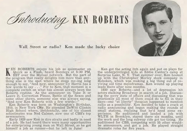 Introducing KEN ROBERTS