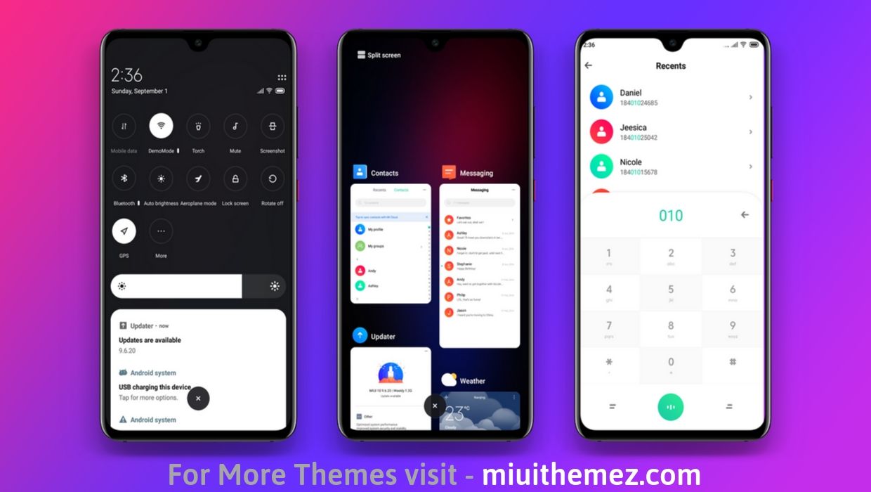 Biger Dark MIUI 10 Theme Download | Xiaomi Mi Themes