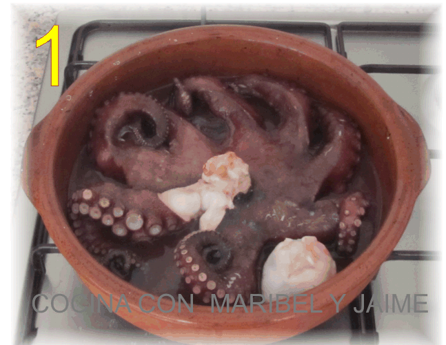 COCINA CON MARIBEL Y JAIME: PULPO A LA CERVEZA