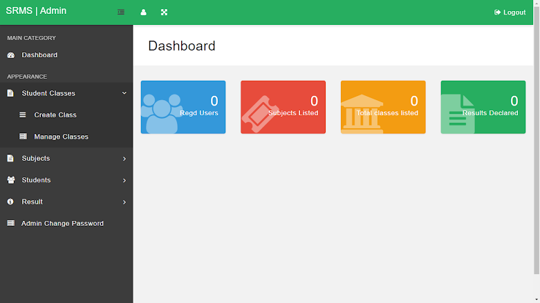 Student Record Management System in php mysql with Source Code | Free ...