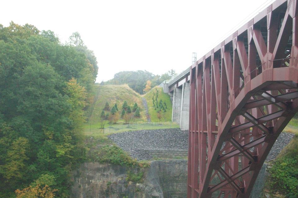 Industrial History: 1852+1875+1903+2017 (NS+CP)/Erie Portage Bridge ...