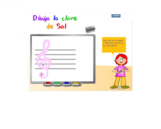 MUSIC & English: APRENDE A DIBUJAR LA CLAVE DE SOL