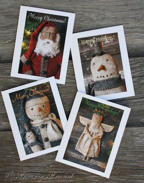 Rock River Stitches: Primitive Handmade Christmas Cards