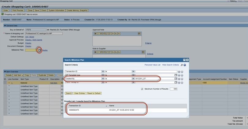 SRM Milestone Plan | SAP Online Guides