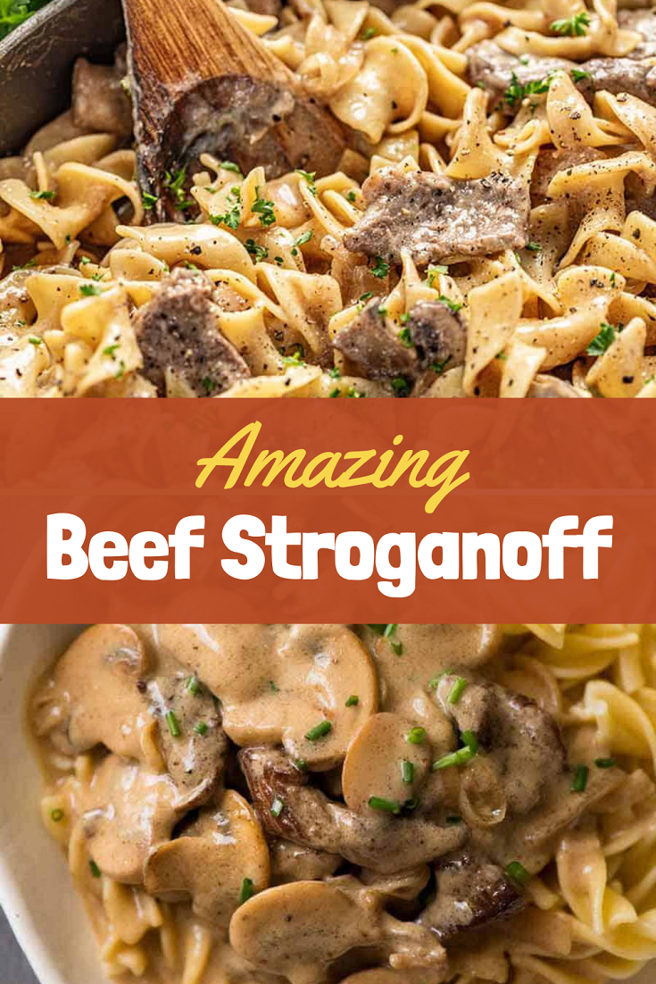 Amazing Beef Stroganoff - Dinner Recipesz
