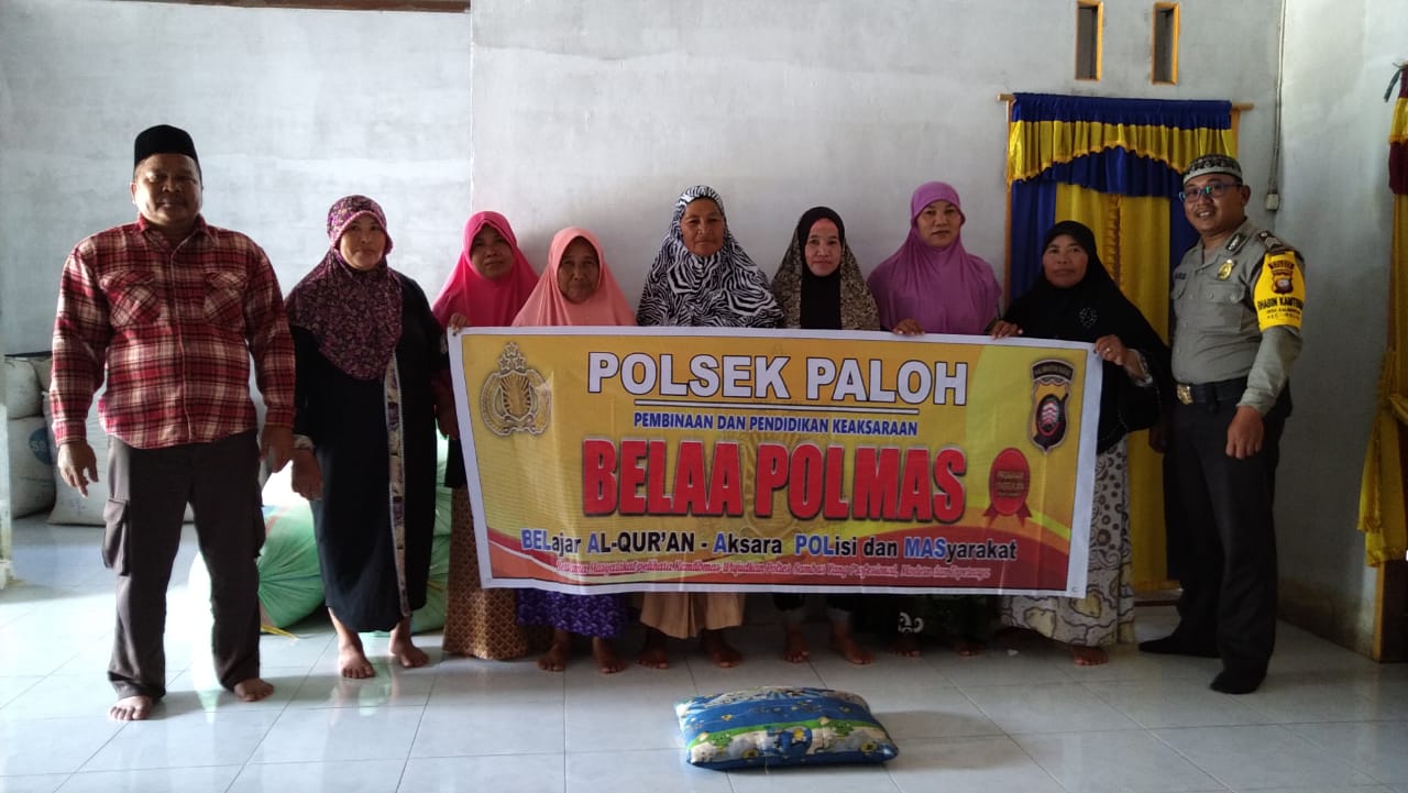 Bhabinkamtibmas Desa Kalimantan laksanakan Program BELAA POLMAS
