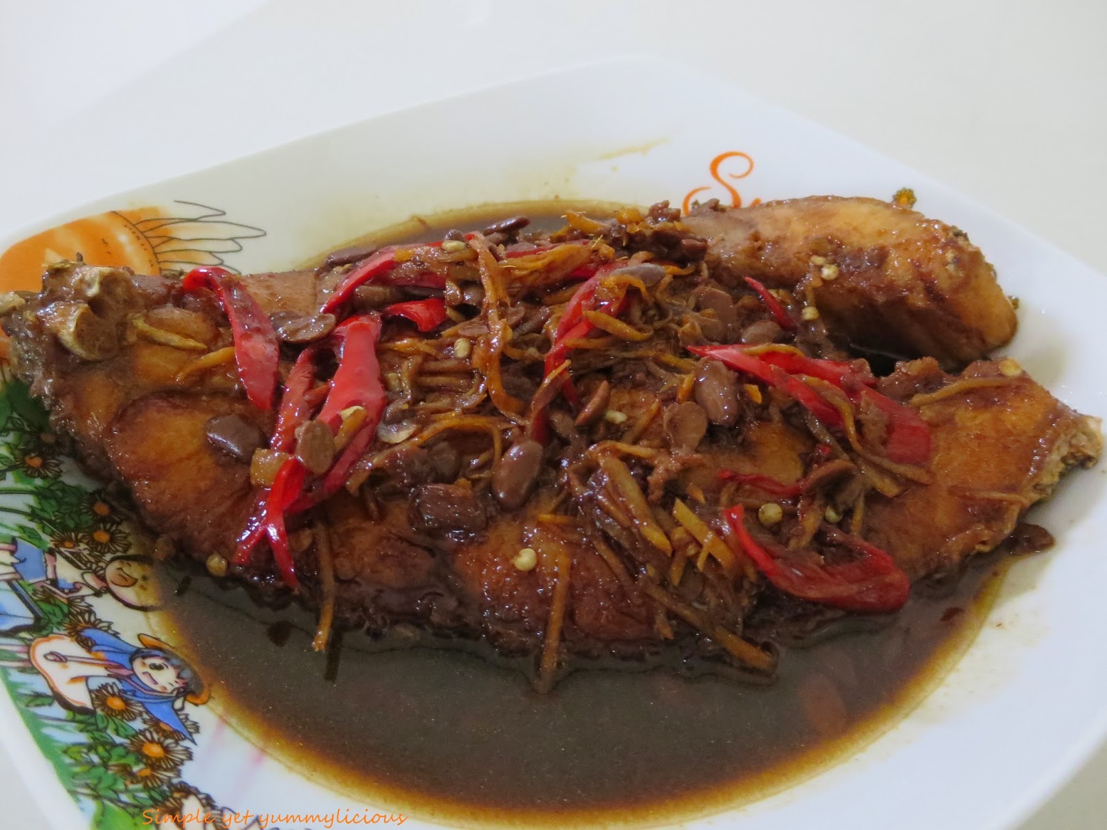 Simple yet yummylicious!: Fried-cooked savoury fish