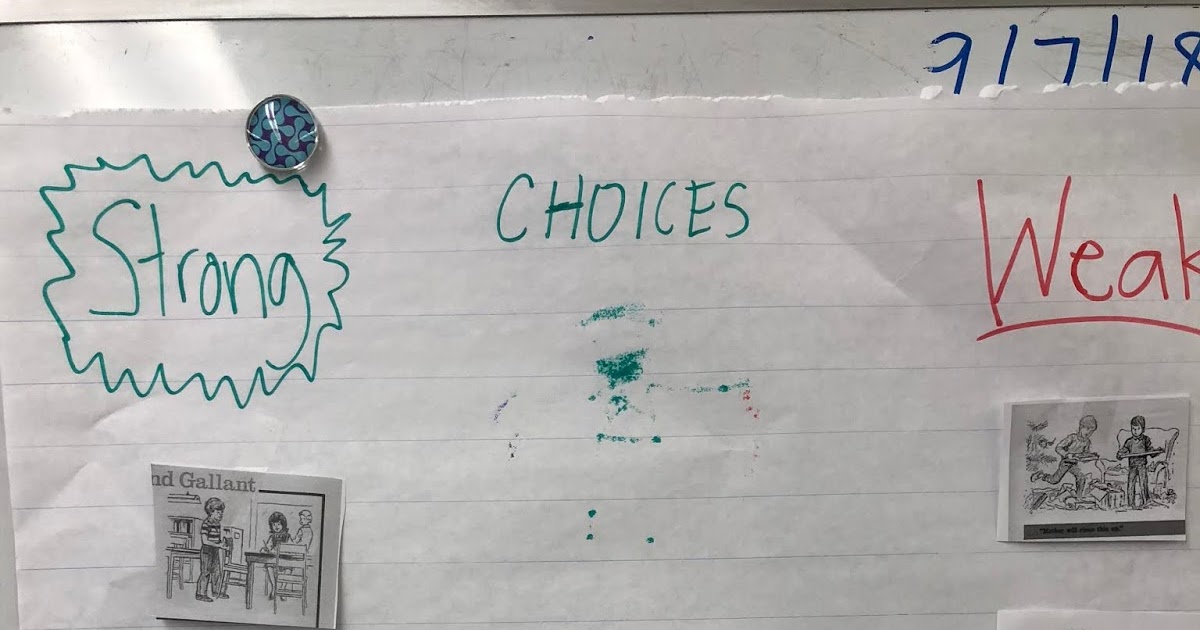 Strong Vs. Weak Choices