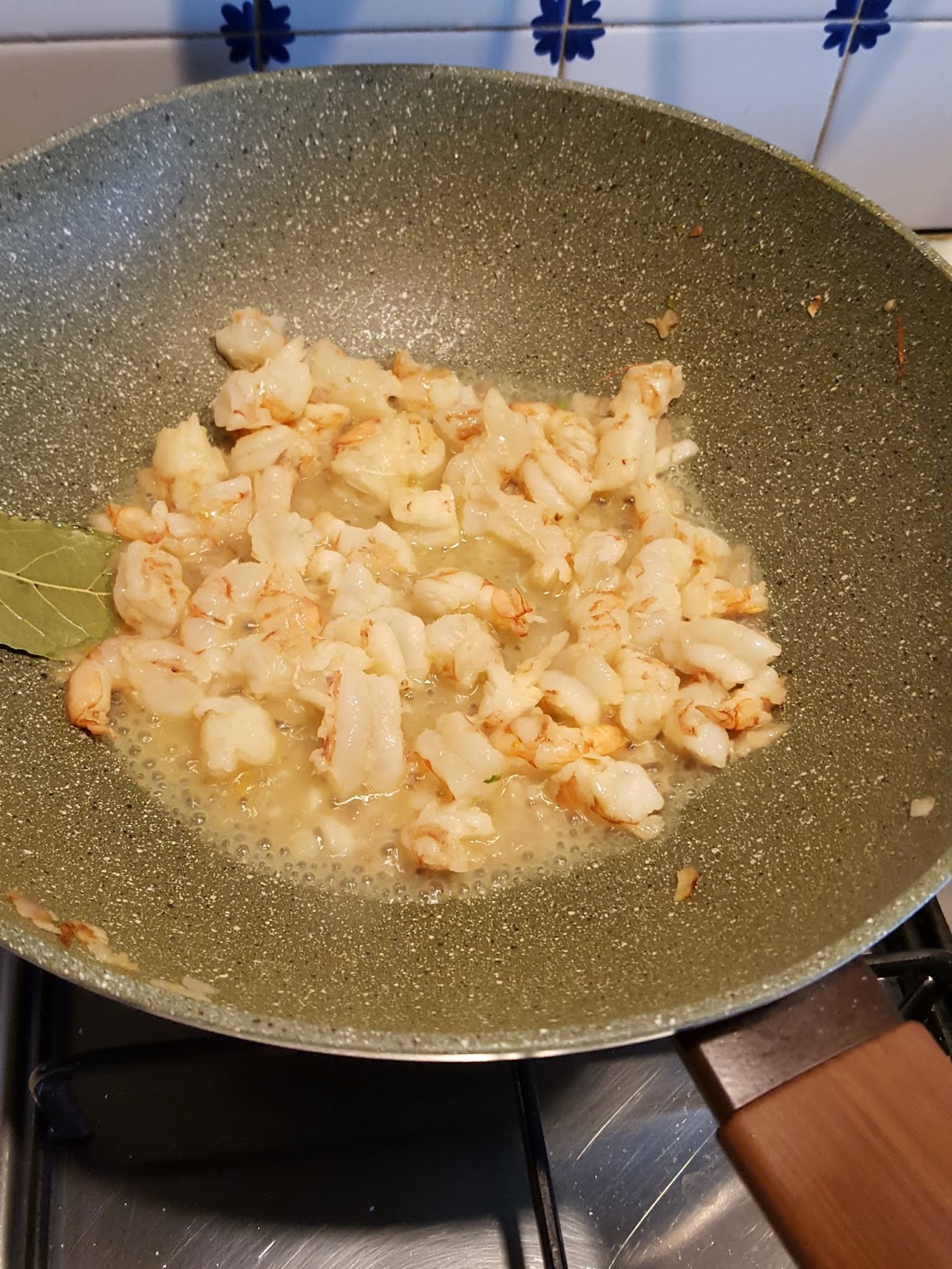 La Belle Auberge: Fidelini con grano saraceno al ragù di gamberi