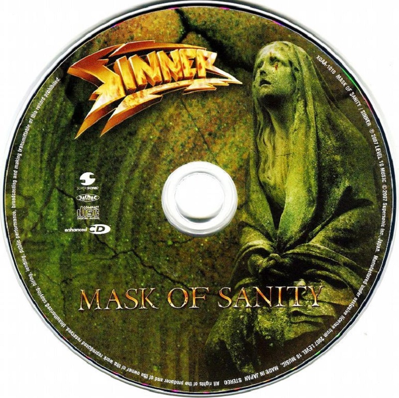 Cries from the Quiet World: Sinner "Mask Of Sanity"