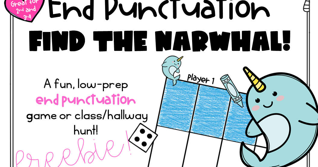 Welcome to the UNI-corner: FREEBIE ALERT! End Punctuation Grammar Game ...
