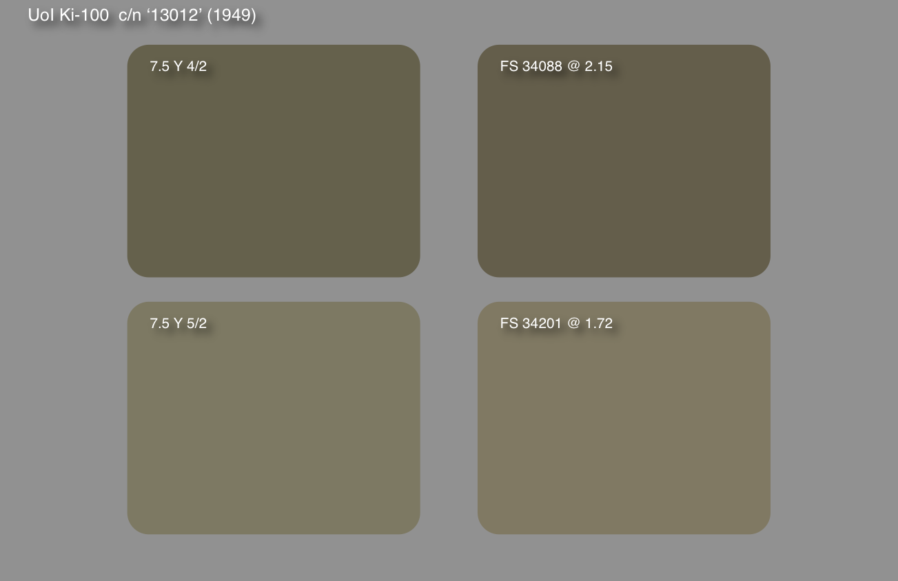 Aviation of Japan 日本の航空史: Kawasaki Ki-100 Type 5 Fighter Colours