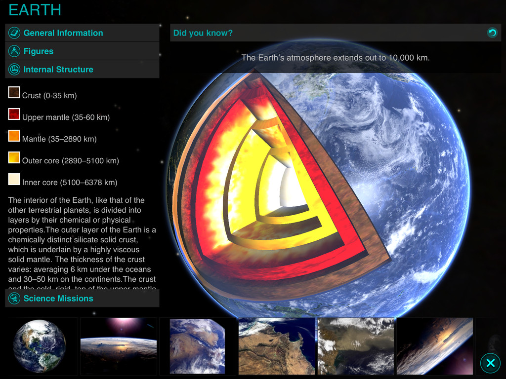 Apps do iPad: Solar Walk - 3D Solar System model