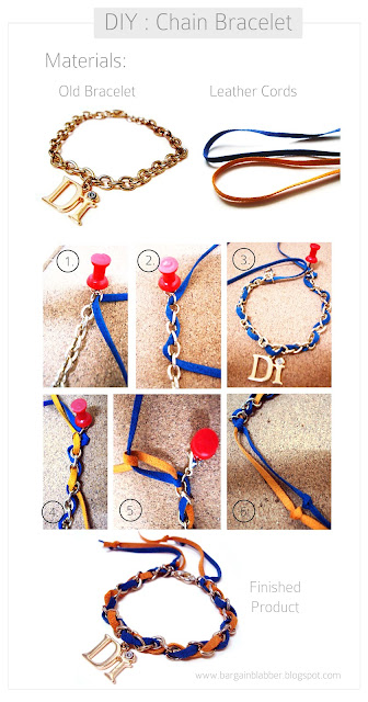 DIY: Chain Bracelet ~ Bargain Blabber