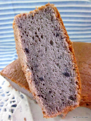 Blueberry Chiffon Cake