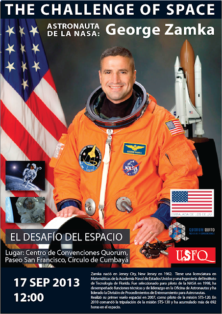 La USFQ invita a la conferencia "El Desafío del Espacio", con el ...