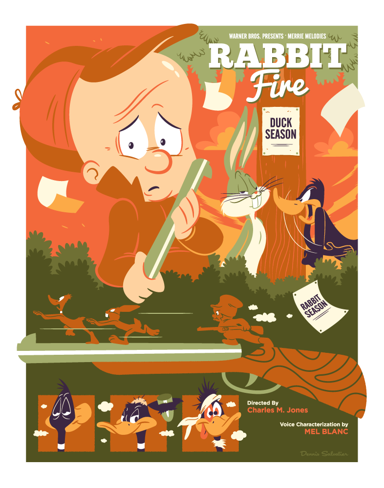 Rabbit Fire by Dennis Salvatier | Rabbit season, Merrie melodies, Watch ...