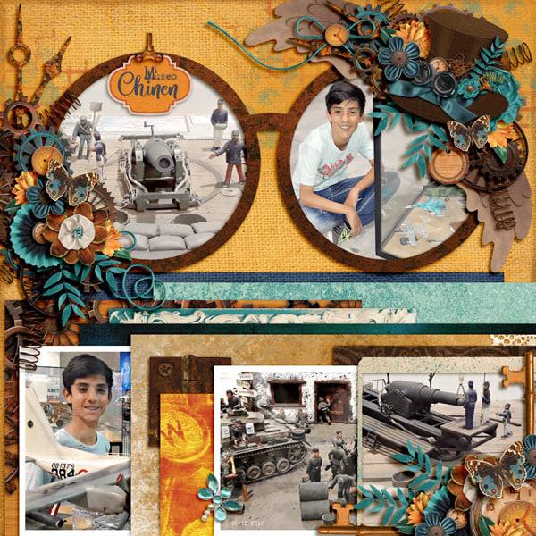 The Cherry On Top: Steam Punk Digital Scrapbooking Templates, Gorgeous ...