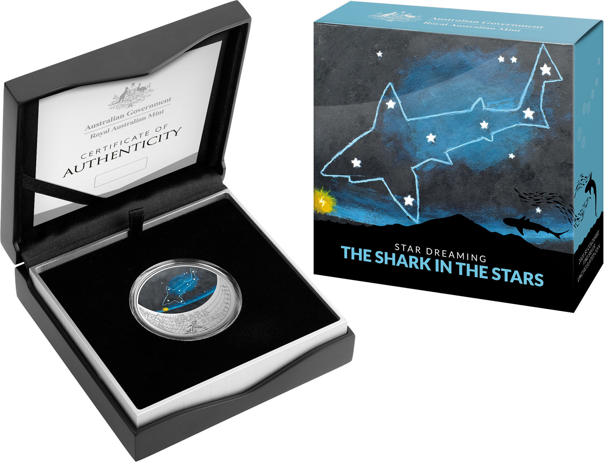 coins and more: 1722) "Beizam The Shark Constellation", Australia: The ...