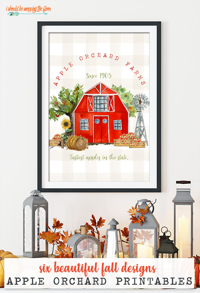 Fall Apple Orchard Printables | i should be mopping the floor