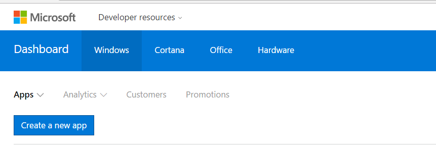 Type your choosen app name, and click on " Check availability