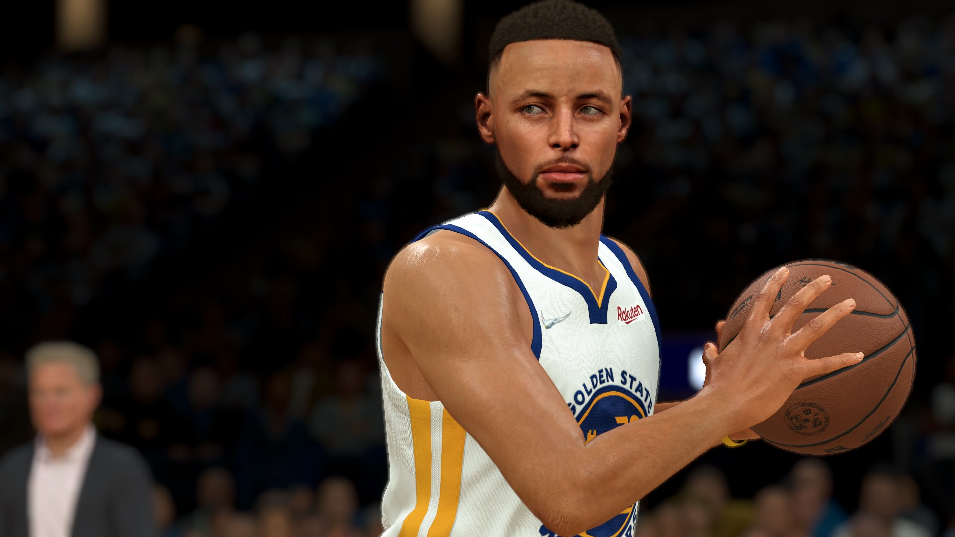 NBA 2K22 Stephen Curry Cyberface and Body Model by MRK326