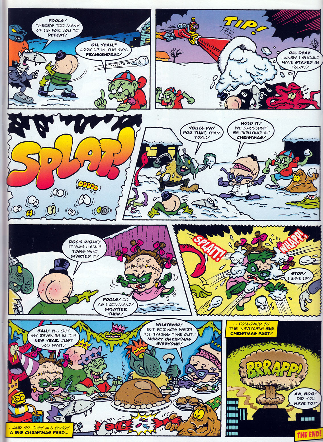 Lew Stringer Comics: Team Toxic in Crazy Christmas! (2006)