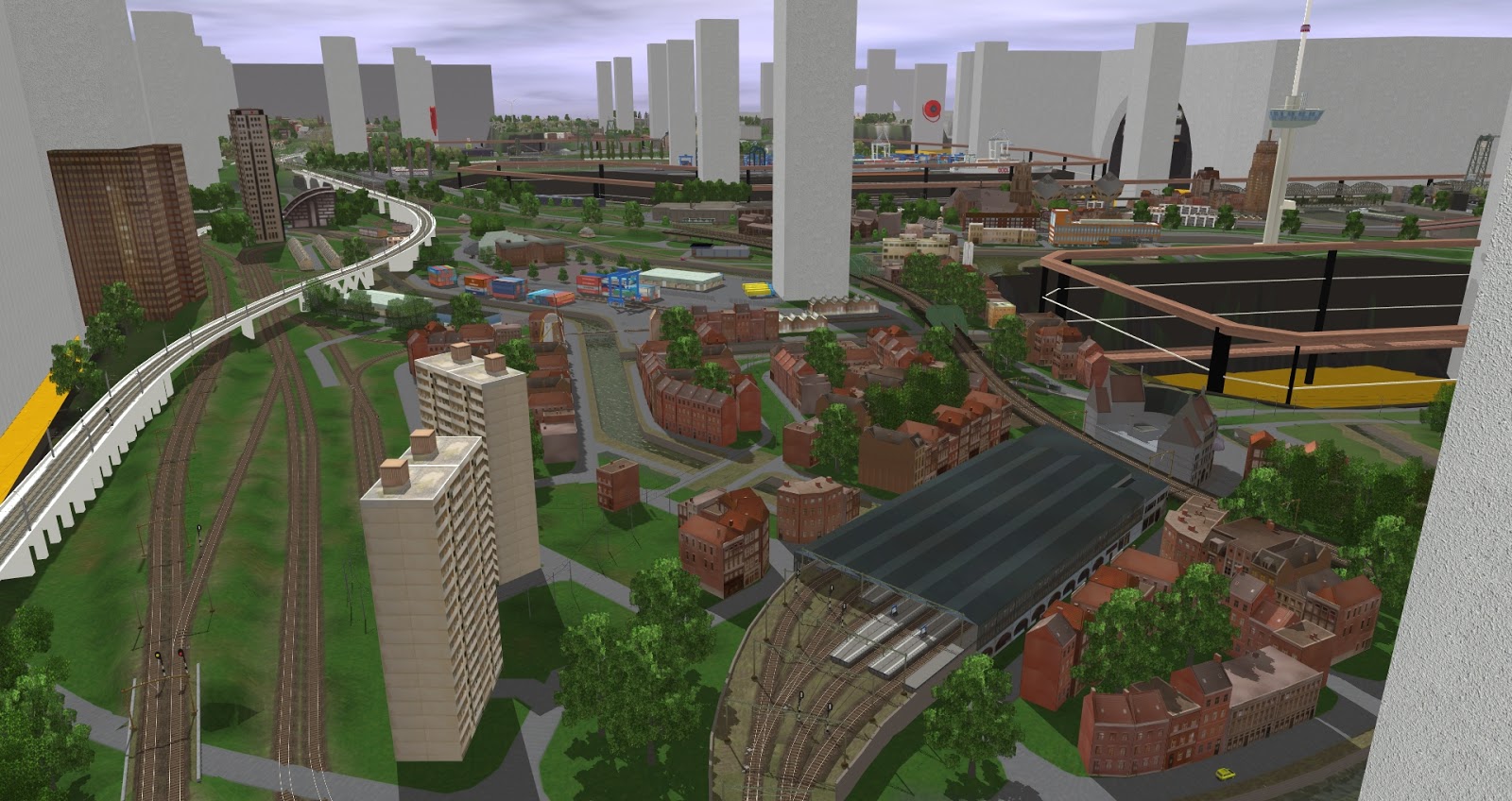 Miniworld Rotterdam in Trainz en TS2018: 2020