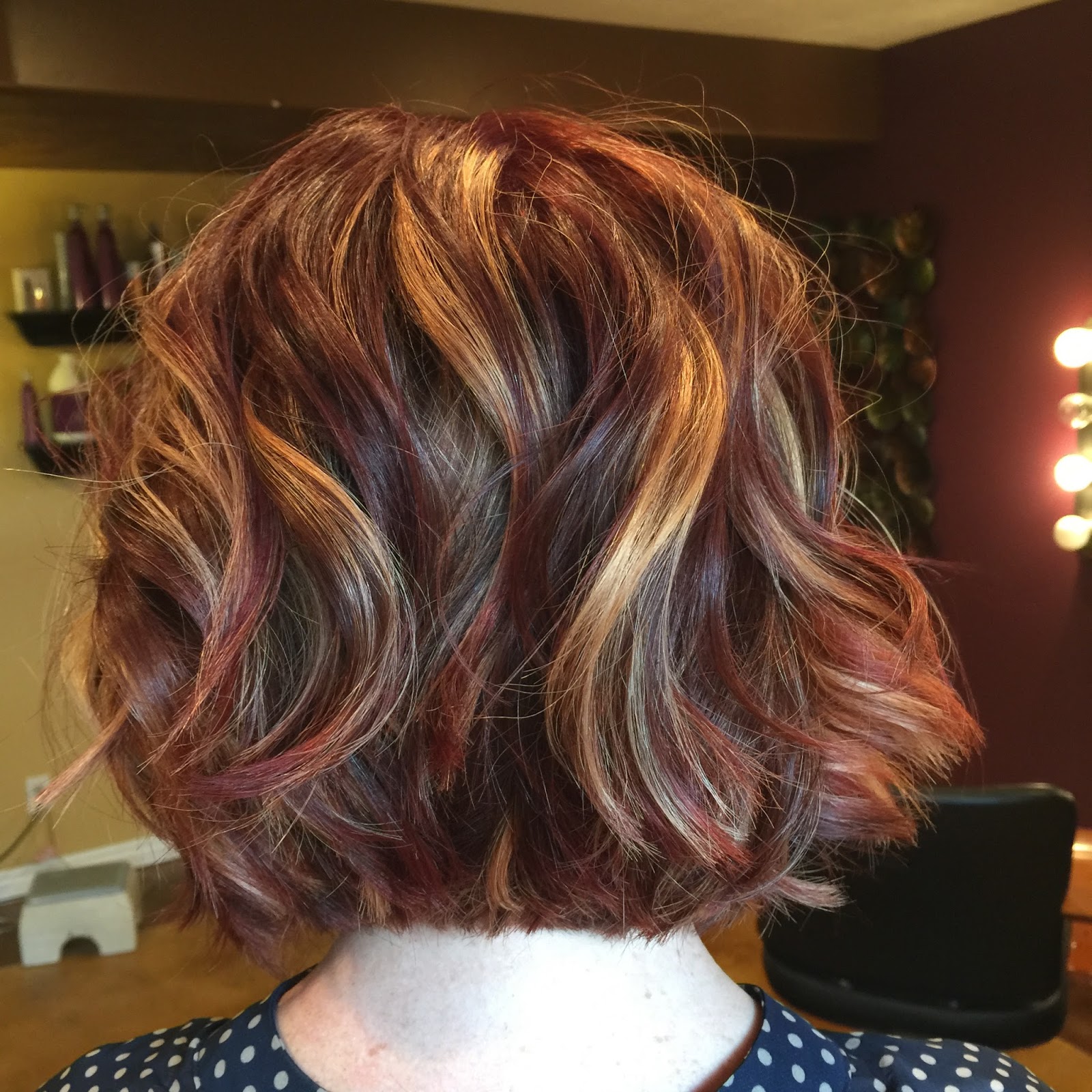 Hairtwist: Red Copper with Blonde Highlights