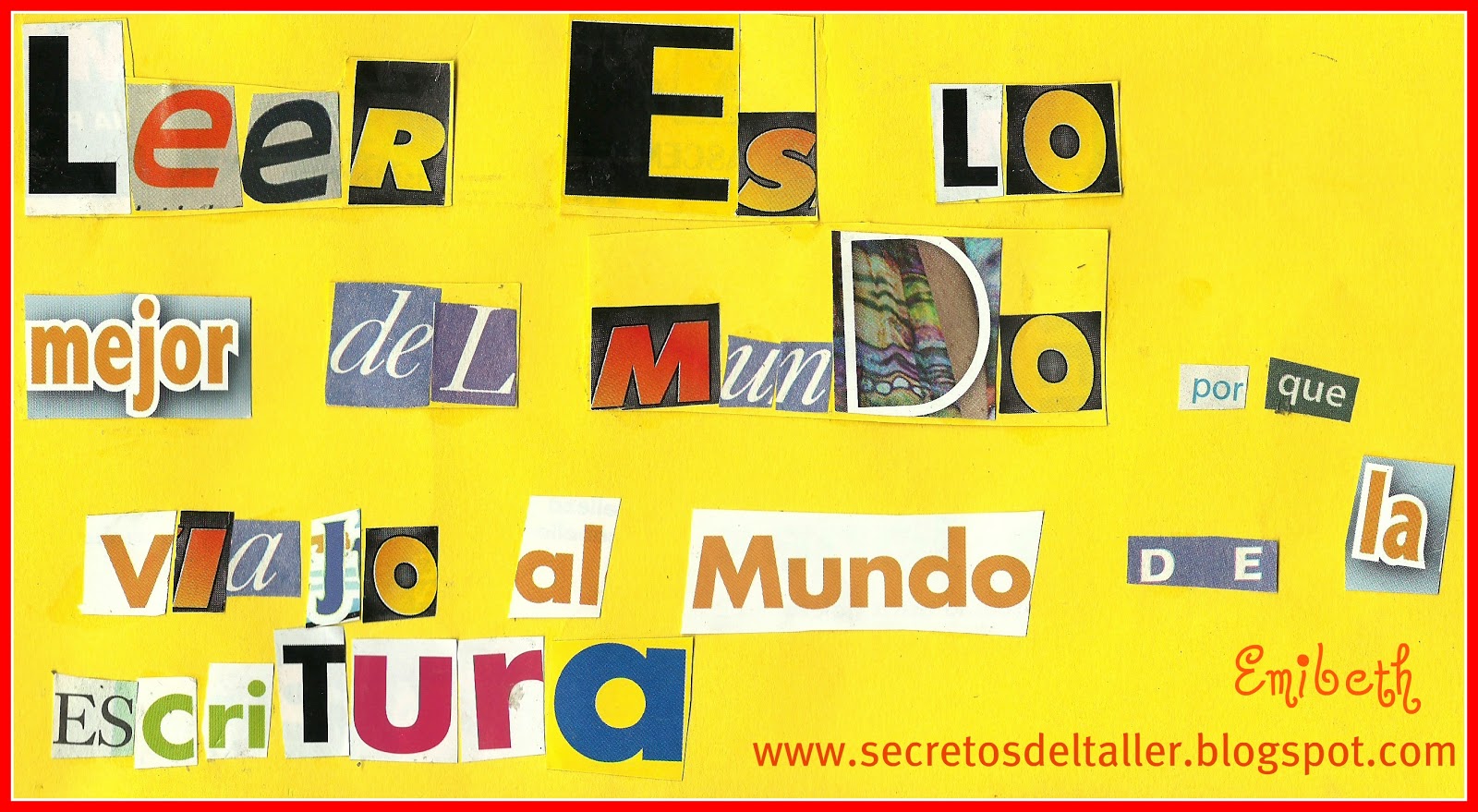 SECRETOS DEL TALLER DE OMIRA © : El mundo de las letras según los niños ...